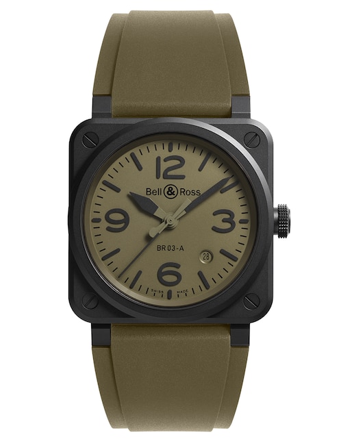 Reloj Bell & Ross para hombre BR03A-MIL-CE/SRB 1